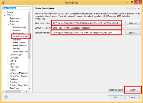 Toolchain Ksdk 120 With Eclipse 44 Luna And Gnu Arm Plugin Centaurian