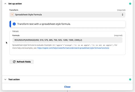 Formatter Features Medianaverage And Rounduprounddown In Spreadsheet