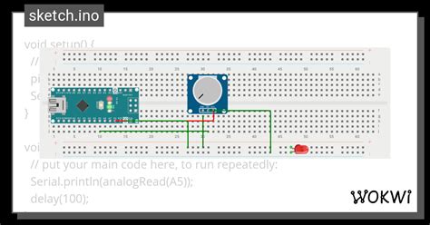 Potentiometer Wokwi Esp32 Stm32 Arduino Simulator