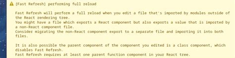 How Do I Fix Fast Refresh Basically Any Edit Would Cause The App To Fully Reload Rnextjs