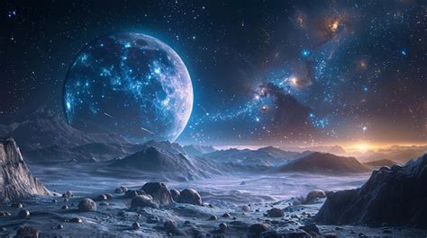 Premium Photo Alien Planet Fantasy Galactic Space Landscapes