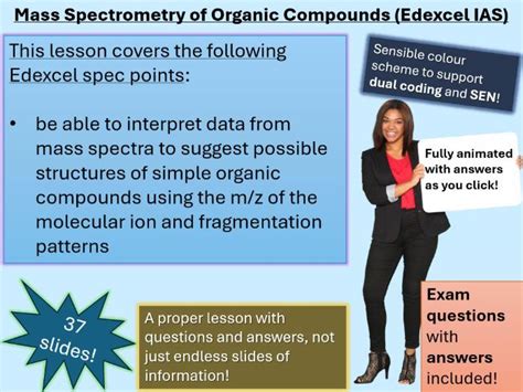 Mass Spectrometry Of Organic Compounds Full Lesson Click For Video