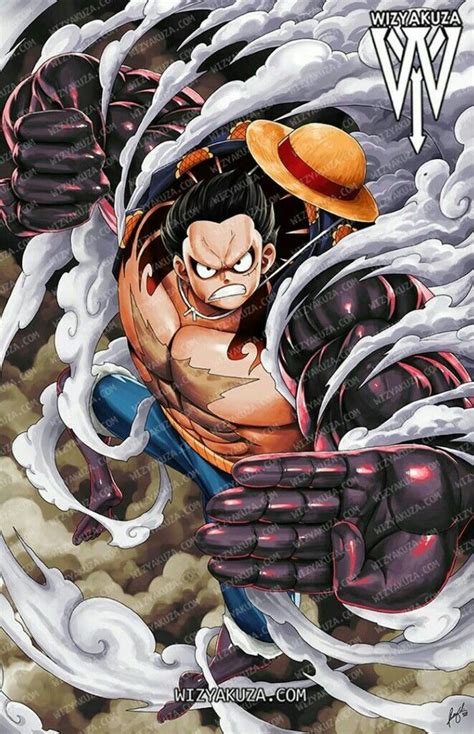 Monkey D Luffy Gear Bound Man By Bodskih On Deviantart Luffy Gear One