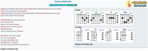Chord Dance With Me Tab Song Lyric Sheet Guitar Ukulele Chords Vip