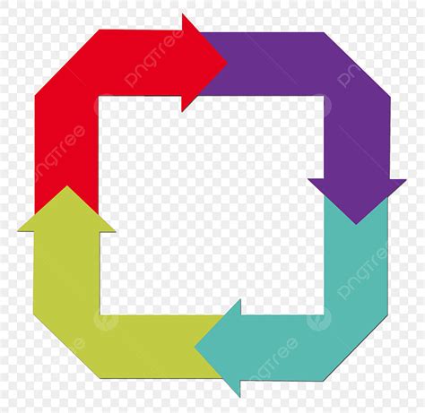 연결 화살표 일러스트 루프 Ppt 연결 화살 고리 Png 일러스트 및 Psd 이미지 무료 다운로드 Pngtree