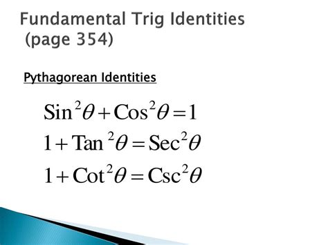Ppt 51 Using The Fundamental Identities Powerpoint Presentation