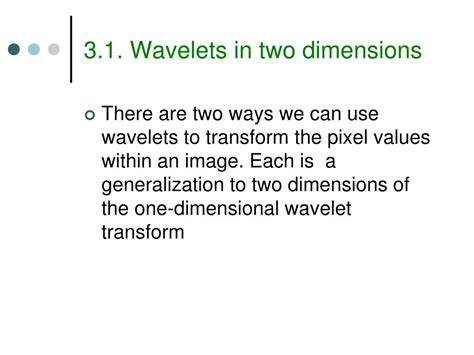 Ppt Wavelets Powerpoint Presentation Free Download Id4628569