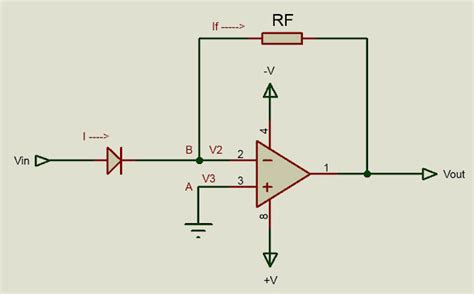 How Does Antilog Amplifier Using Diode Work Ee Diary