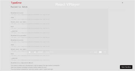 React Video Player Forked Codesandbox React Video Player Forked Codesandbox