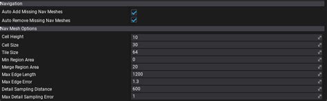 Navigation Settings Flax Documentation