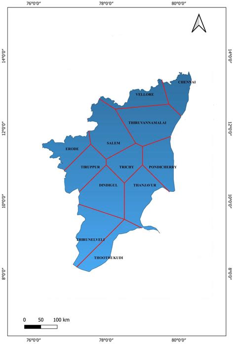 Spatial Coverage Area With Respect To Station Point Download Scientific Diagram