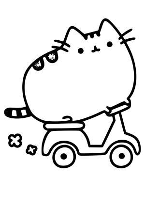 Darmowe Kolorowanki Do Druku Pusheen Dla Doros Ych I Dzieci Dziewczynek I Ch Opc W Babeled Com