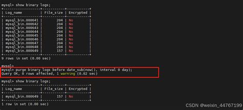 mysql如何删除binlog日志文件 mysql清理binlog csdn博客