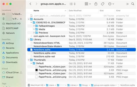Where Are Notes Stored On Mac Back Up Or Recover Notes