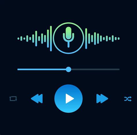 Design Elements Of The Audio Player Vector Art At Vecteezy