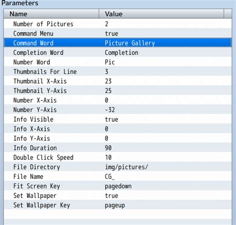 Cg Gallery With Option To Show On Main Menu Rpg Maker Forums