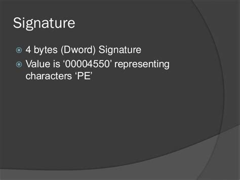Pe File Format