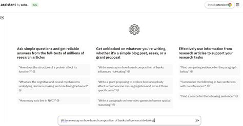 Scite Assistant Academic Search Engine Enhanced With Chatgpt