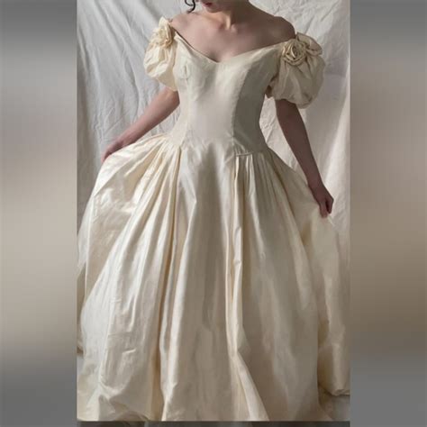 House Of Bianchi Dresses Vintage 99 Bianchi Raw Silk Off The