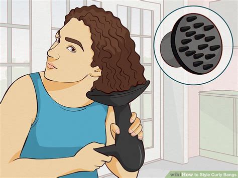 How To Style Curly Bangs Naturally And Straight