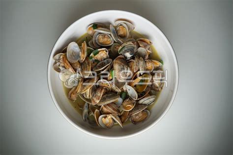 조개 조개술찜 조개찜 바지락찜 바지락 사진 이미지 일러스트 캘리그라피 삐아작가