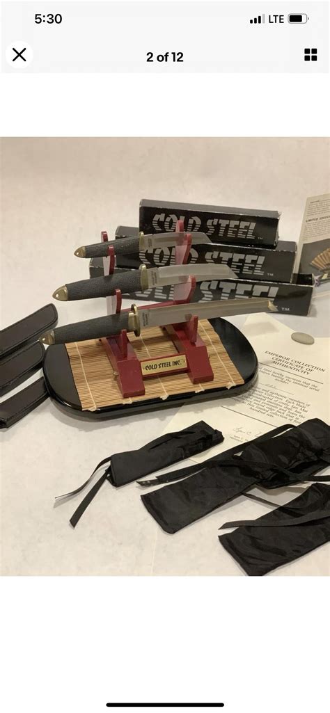 Does anyone know what this Cold Steel Emperor collection is worth? : r ...