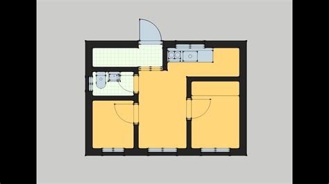스케치업 2016 무료 강좌 2 평면도 그리기 Youtube