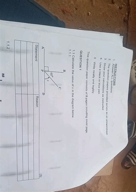 Calculate The Value Of X In The Diagram Below StudyX