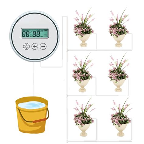 Sistem De Irigare Automat A Plantelor Pentru 20 De Ghivece Temporizator Udare Prin Picurare