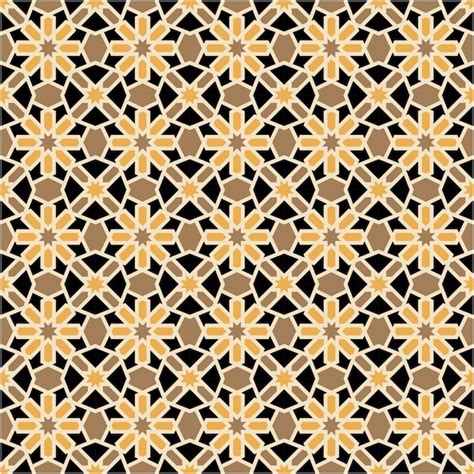 아랍어 배경 모양 이슬람 장식 터 전통 아랍 기하학 프리미엄 벡터