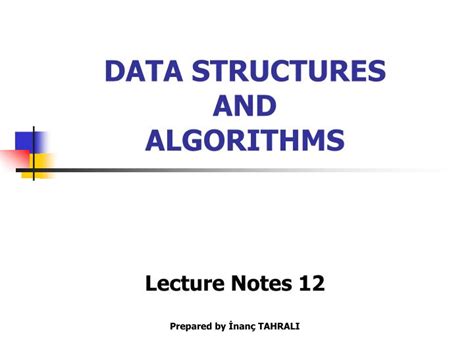 Ppt Data Structures And Algorithms Powerpoint Presentation Free
