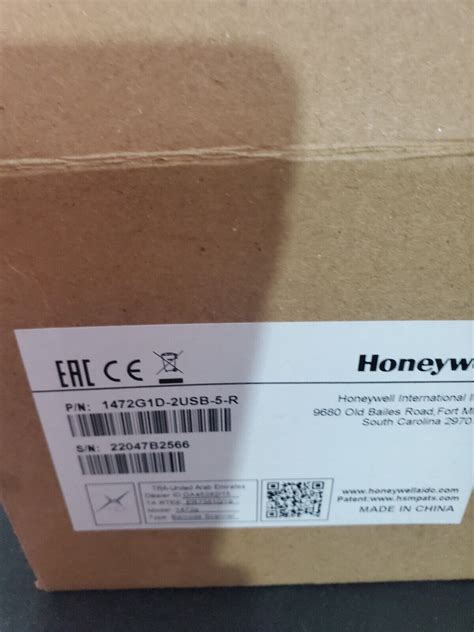 Honeywell 1472G2D-2USB-5-R Voyager XP 1472g Wireless 2D Barcode Scanner ...