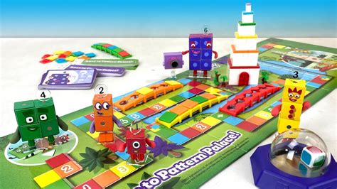 How To Play Numberblocks Race To Pattern Palace Board Game Youtube
