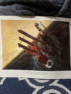 The Von Richthofen Legend 80th Final Victory Plate Iii Print 1971