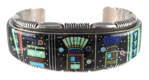Sold At Auction Gilbert Nelson Signed Navajo Cuff