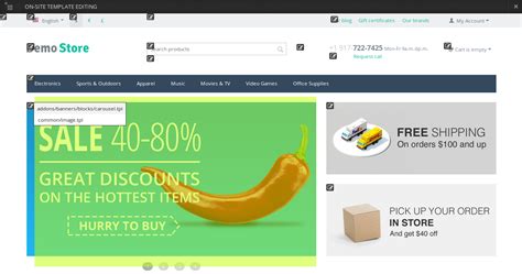 Template Editor — Cs Cart 47x Documentation