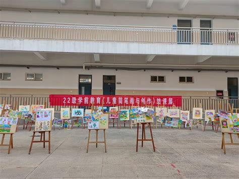 【课程建设】童眼看世界 心跃指上尖 学前教育专业《儿童简笔画与创作》完成结课展