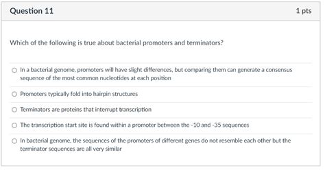 Solved Question 11which Of The Following Is True About