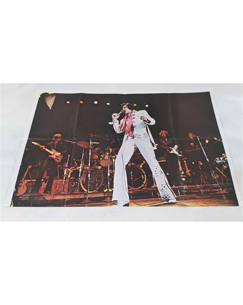 Elvis Presley Huge Poster From Elvis Magazine