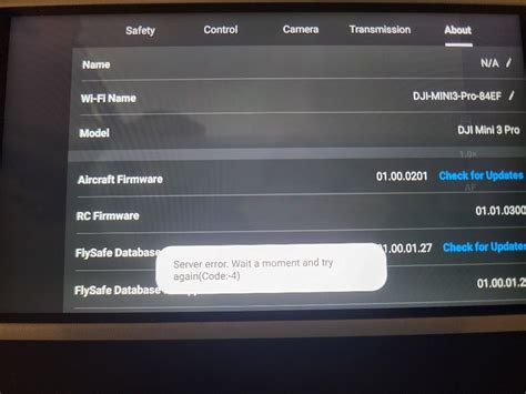 Troubleshooting Guide Dji Mini Pro Firmware Update Failed Drone Nastle