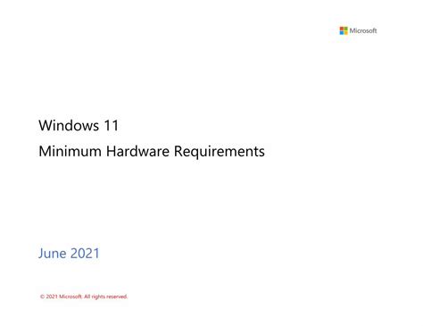 Pdf Windows 11 Minimum Hardware Requirements Dokumen Tips