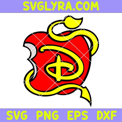 Descendants Apple Svg Poison Apple Svg Disney Descendants Logos Svg