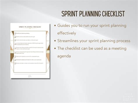 Agile Scrum Sprint Planning Kit Sprint Planning Meeting Guide Project Management Sprint