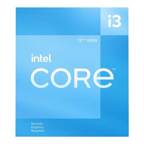 Cpu ซีพียู Intel Core I3 12100 4 30ghz 4c 8t Lga1700 ประกันศูนย์ พร้อมส่ง Shopee Thailand