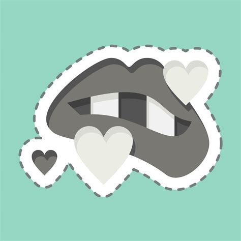 Sticker Line Cut Sex Related To Addiction Dictionary Symbol Simple Design Editable Simple