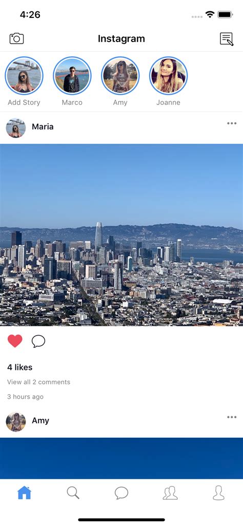 instagram clone app for ios and android react native download
