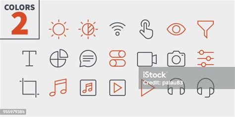 설정 Ui 픽셀 완벽 한 잘 만들어진 벡터 선 아이콘 48 X 48 웹 그래픽 및 편집 가능한 획 애플 리 케이 션에 대 한 24 X 24 격자에 대 한 준비 최소한의