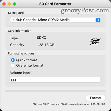 How To Format An Sd Card On Mac