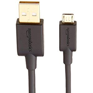 AmazonBasics USB A Male To Micro B Charging Cable Feet Black Pack Amazon Ca