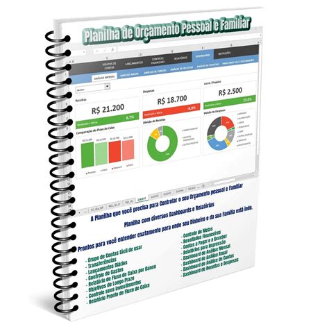 Planilha Excel de Orçamento Pessoal e Familiar Planilhas Excel Descubra o universo do